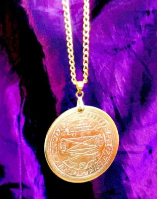 ARBATEL TALISMAN SOLID BRASS for WORKING WITH OLYMPIAN SPIRITS Occult ...