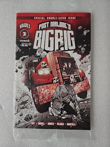 Post Malone's Big Rig #2 Nathan Gooden Red Variant Cover 2025 Comic | eBay