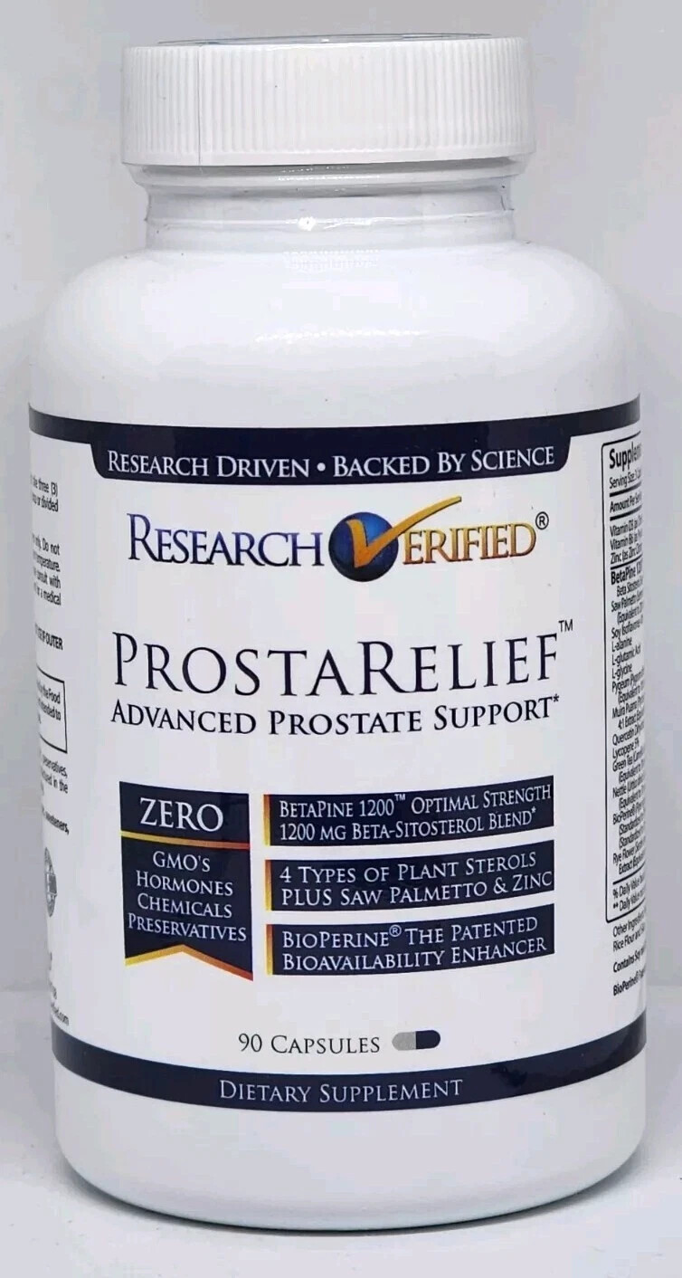 Research Verified Prosta Relief Advanced Prostate Support 90 Capsule Exp 08/2026 | eBay