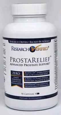 Research Verified Prosta Relief Advanced Prostate Support 90 Capsule ...
