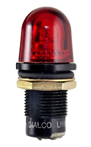 Dialco pn LH88/1 Red Panel Light Indicator Military NSN 6250-01-107 ...