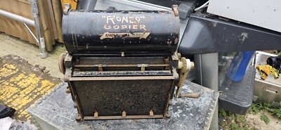 Antique Roneo Copier Machine A-1x 1910s 20s Film Prop Collectable ...
