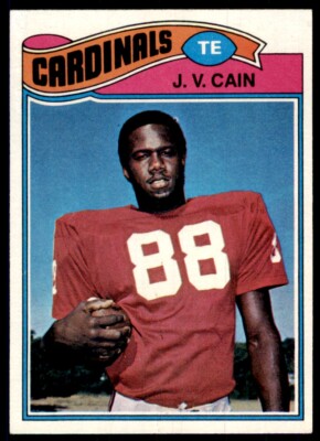 1977 Topps J.V. Cain Rookie Football Card St. Louis Cardinals #504 | eBay