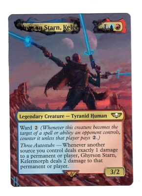 Ghyrson Starn Kelermorph Altered Full Art MTG Warhammer 40k Commander ...
