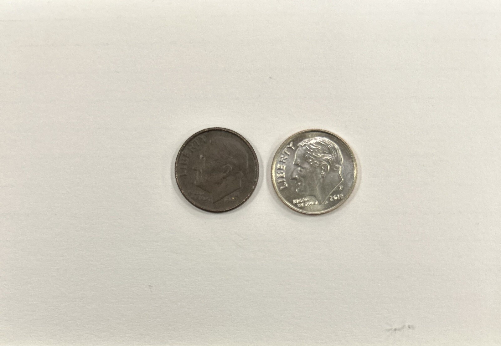 RARE 1993-D Roosevelt Dime Error Coin Missing Clad Layer Coin Collector ...