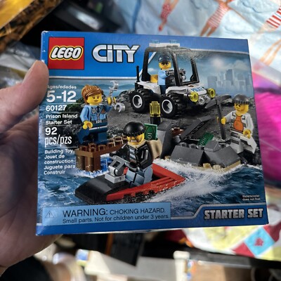 60127 PRISON ISLAND STARTER SET LEGO City 92 pcs NEW SEALED BOX 2016 ...