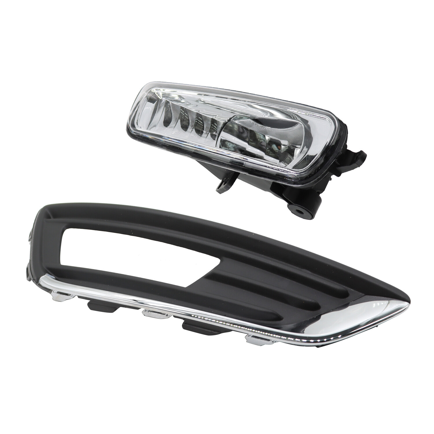 For 2015-2018 Ford Focus Bumper Driving Lamp With Cover Bezel Fog Light ...