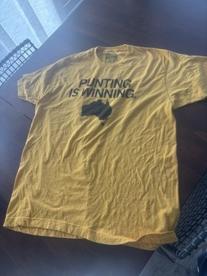 Iowa Hawkeyes “Punting Is Winning” yellow Raygun t-shirt, XL | eBay