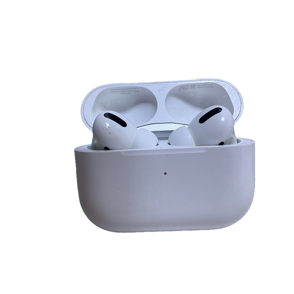 Apple A2190 AirPods Pro 1st Gen Wireless Earbuds with Charging Case ...