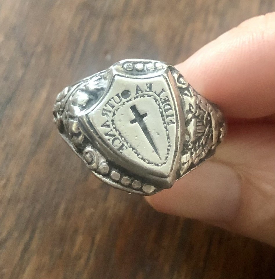 Rare! Sterling Silver West Point Class of May 1861 Repro Civil War Ring ...