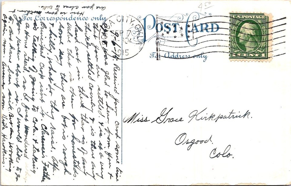 1915, COMICS, Auto Mechanic, "I'm A Automobillionaire", PONCA CITY, OK ...