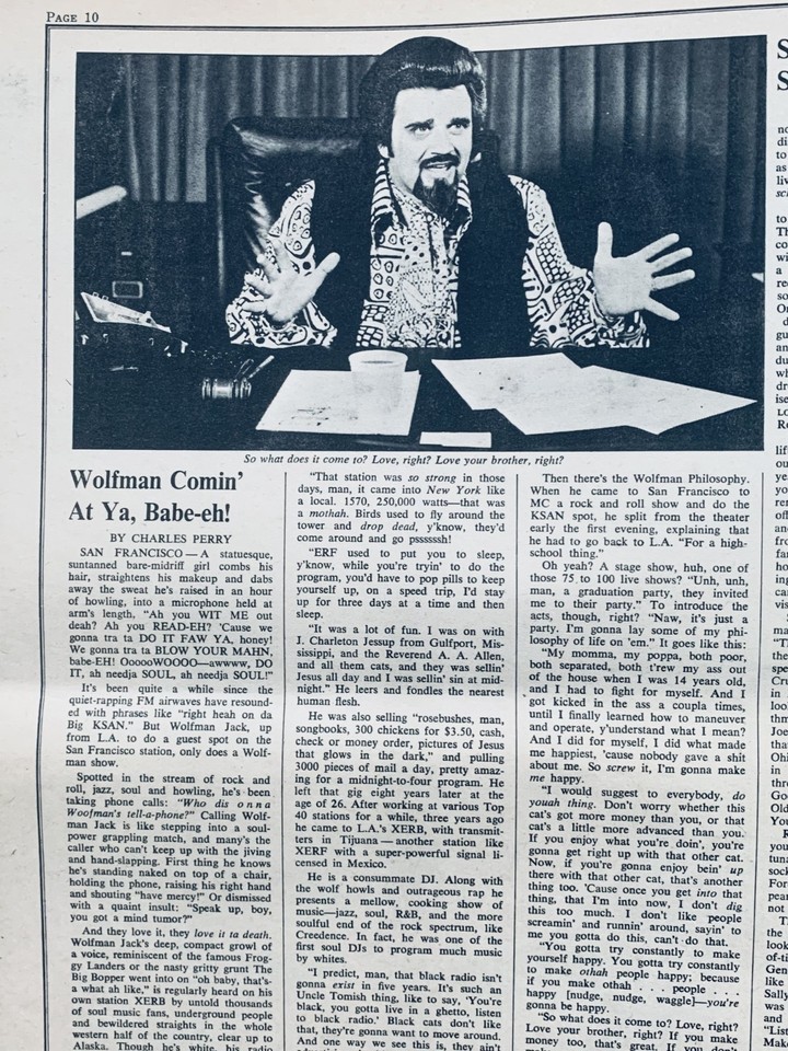 ROLLING STONE MAGAZINE UK 1970 RANDY TUTEN JIM MORRISON The Doors ...