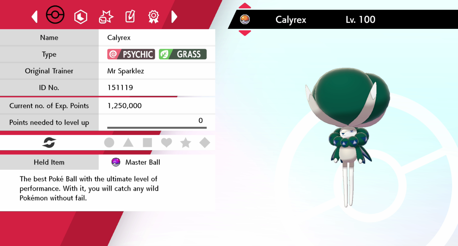 CALYREX SPECTRIER & GLASTRIER 3 PACK 6IV NON SHINY Pokemon Sword Shield ...