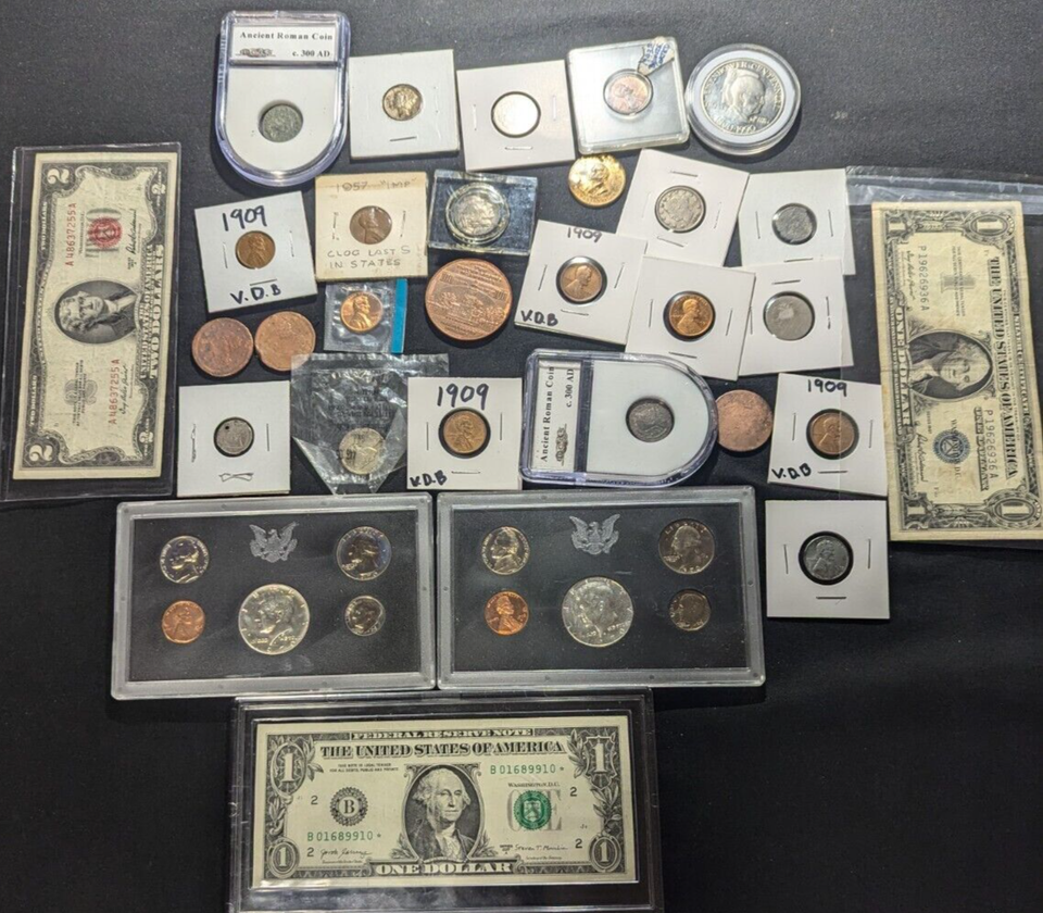 COINS AND CURRENCY LOT U.S ERRORS, ROMAN COINS,STAR NOTES AND MORE | eBay