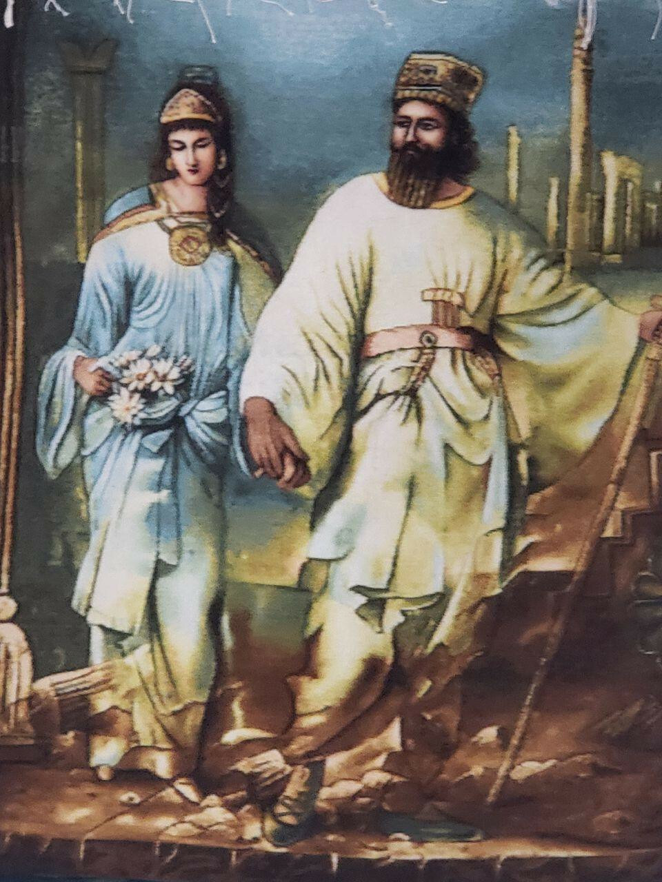 CYRUS THE GREAT KOUROSH MANDANA RUG TABLEAU RUG TABLO FARSH | eBay