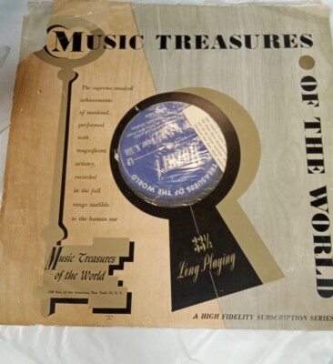 Vintage Music Treasures of the World vinyl /LP/ albums record for ...