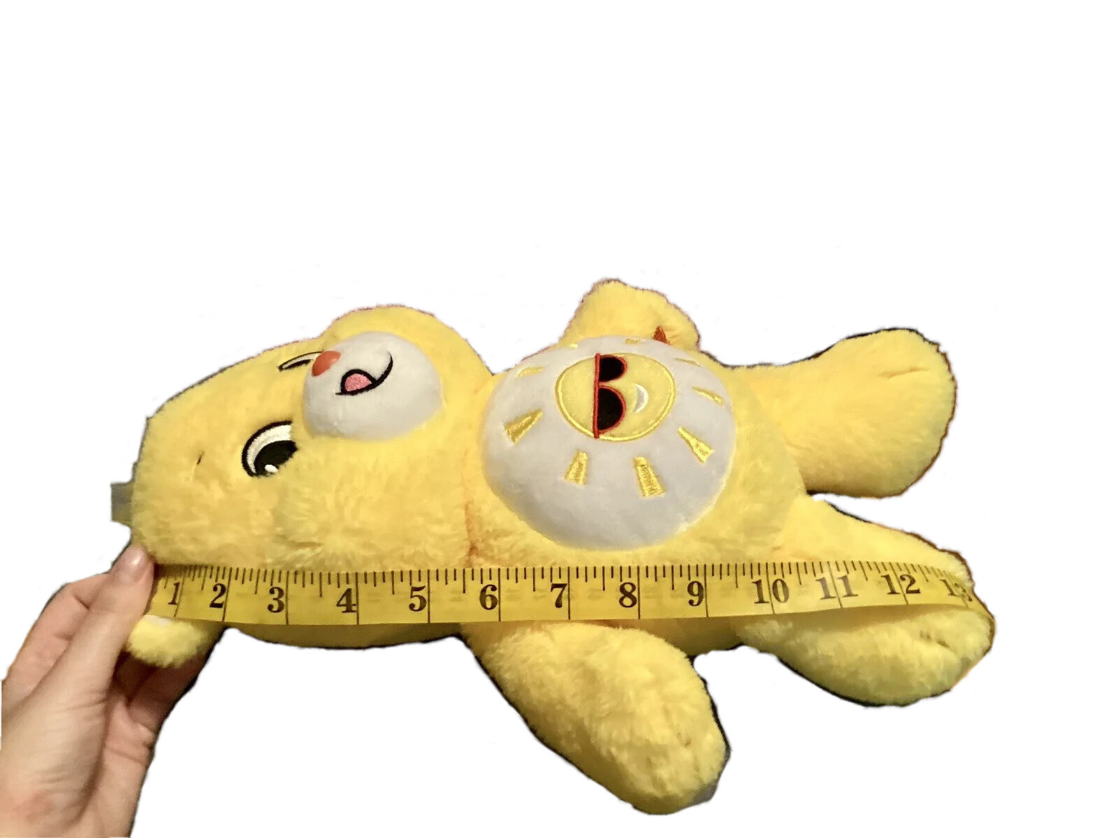 Care Bears 10" FUNSHINE BEAR Sunshine Sun Yellow Red Hearts 2020 Plush ...