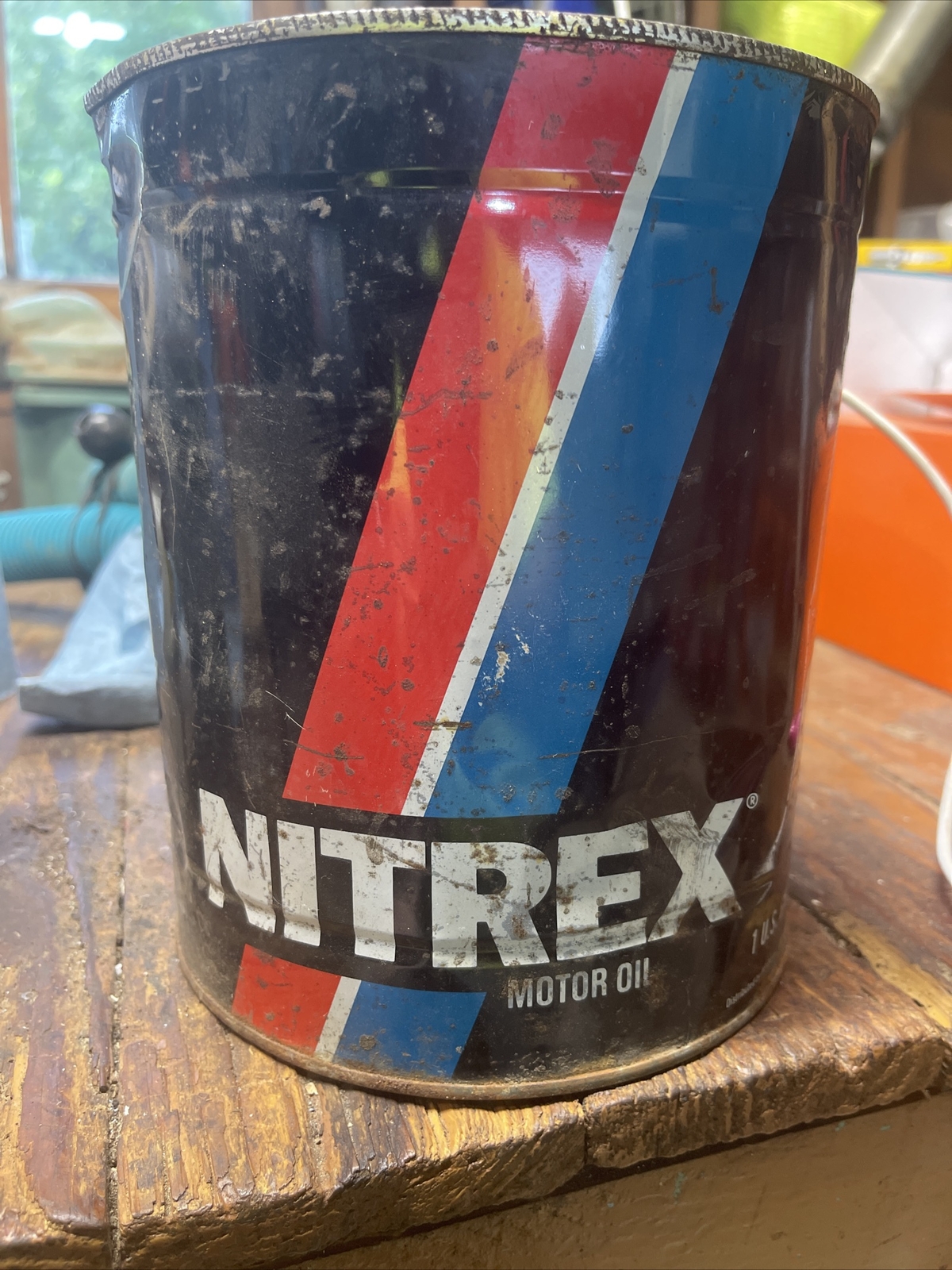 Nitrex Vintage One Gallon Motor Oil Can | eBay