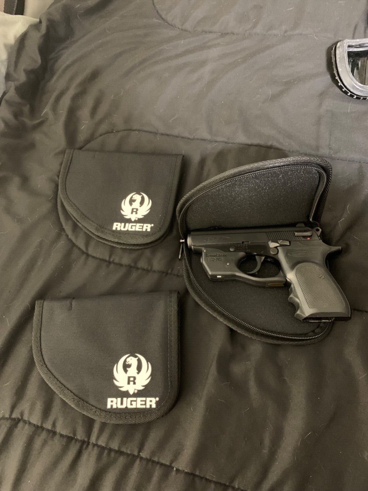 Factory Ruger Subcompact Semi-automatic LCP .380 Zippered Black Soft ...