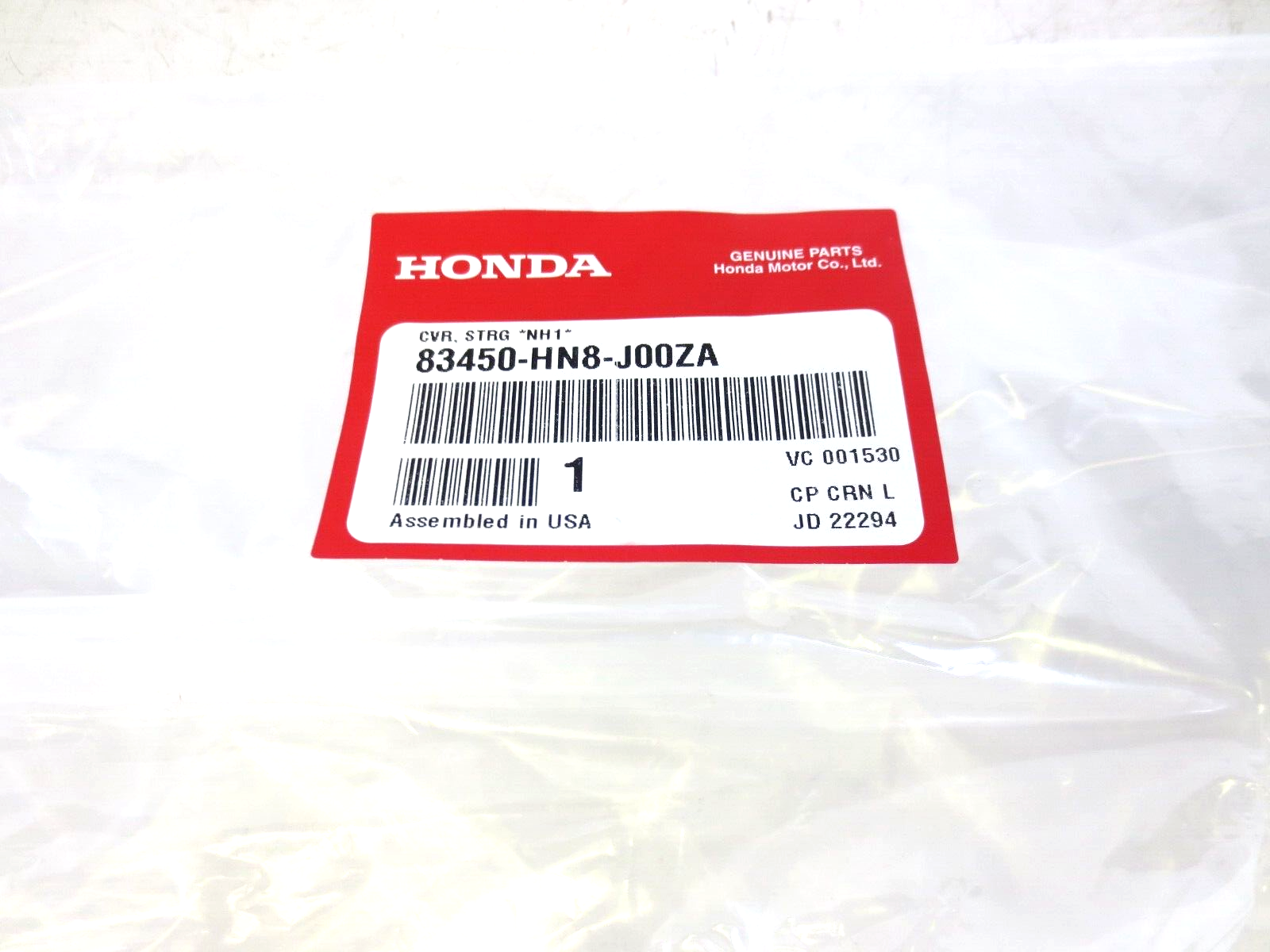 NEW 2017-23 Honda Rincon TRX 680 Plastic Nose Steering Cover 83450-HN8 ...