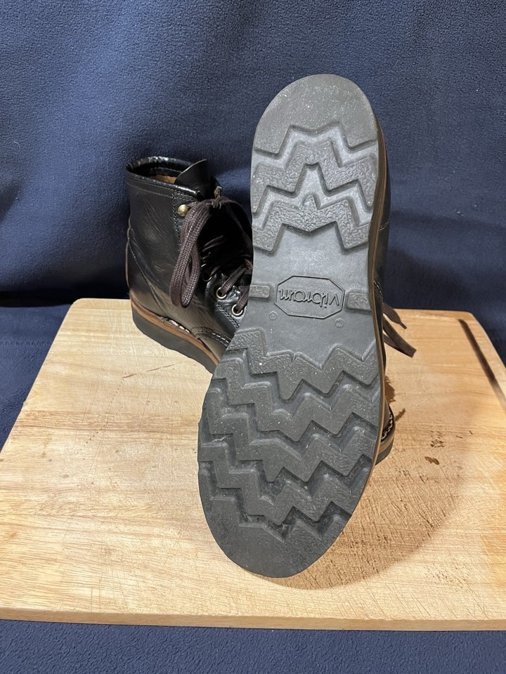 Red Wing Heritage 3345 Blacksmith Boot Black Prairie Leather Sz. 10D | eBay