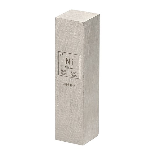 Nickel Cube, 0.5x0.5x2" Ni Density Stick High Density Element Rod | eBay