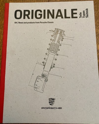 2018 Porsche Classic ORIGINALE Parts Catalog 04 Hardcover Brochure 911 ...