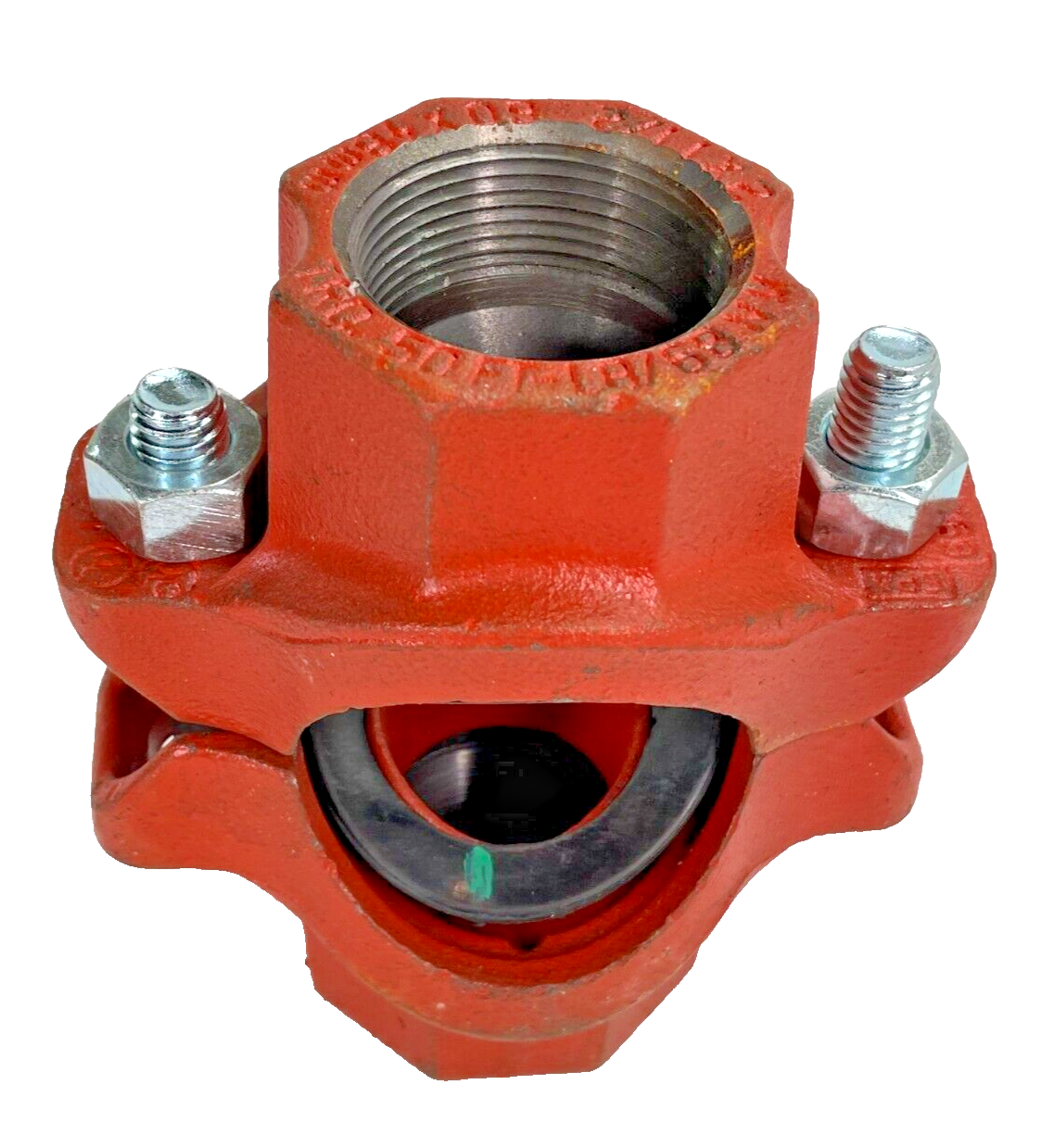 Victaulic 920N Mechanical Tee Dual-Outlet 2" Pipe Size x 1-1/2" F-NPT ...