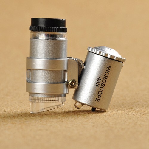 45X Magnifying Loupe Jewelry Jewelers Pocket Magnifier Loop Eye Glass ...