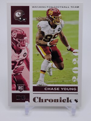 2020 Panini Chronicles Chase Young #99 Washington Commanders ROOKIE ...