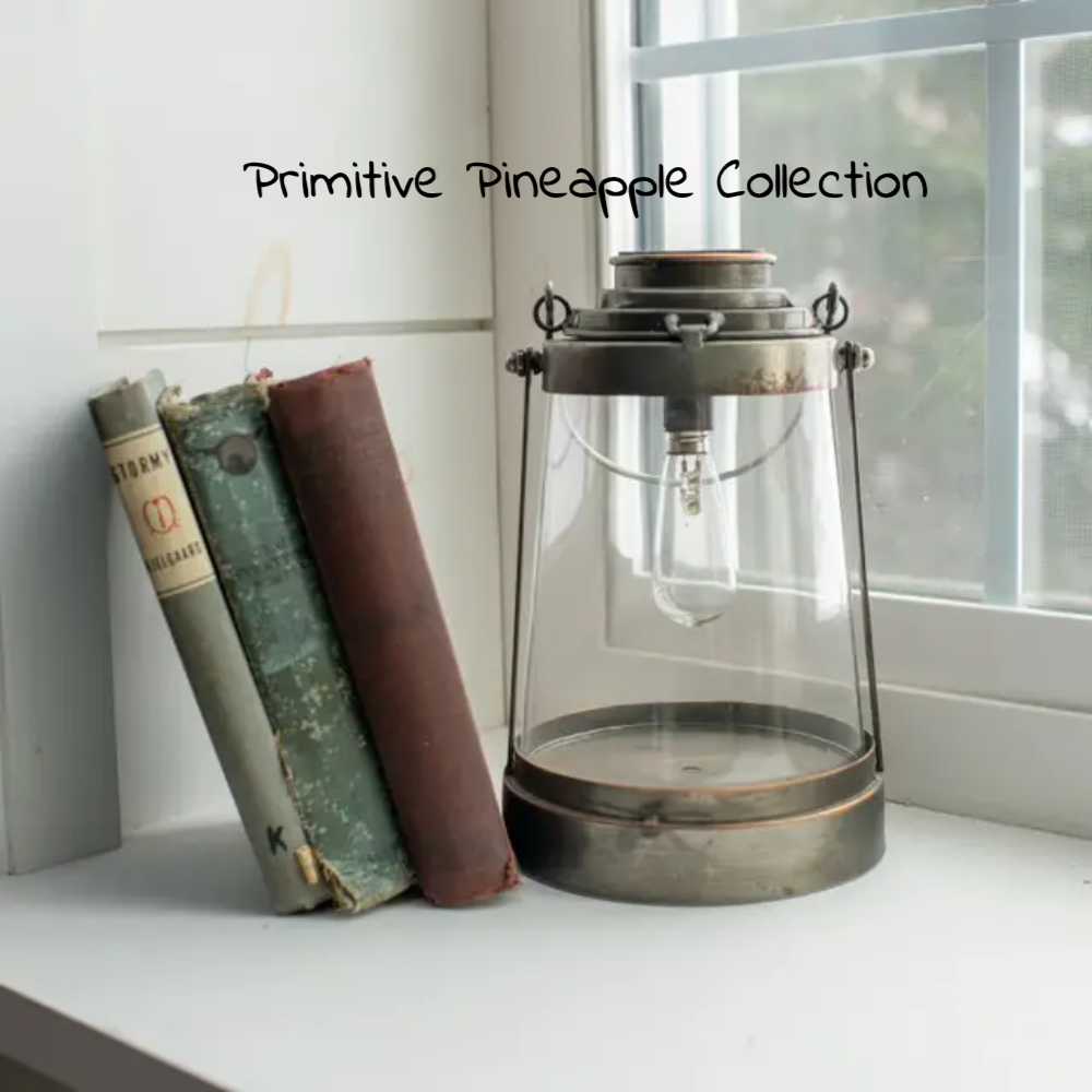 Primitive Farmhouse Solar Nova lantern Light Vintage Colonial Look 9.8 ...