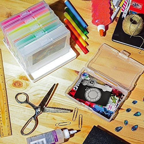 Photo Case 4" x 6" Photo Box Storage - 16 Inner Photo Keeper Photo ...