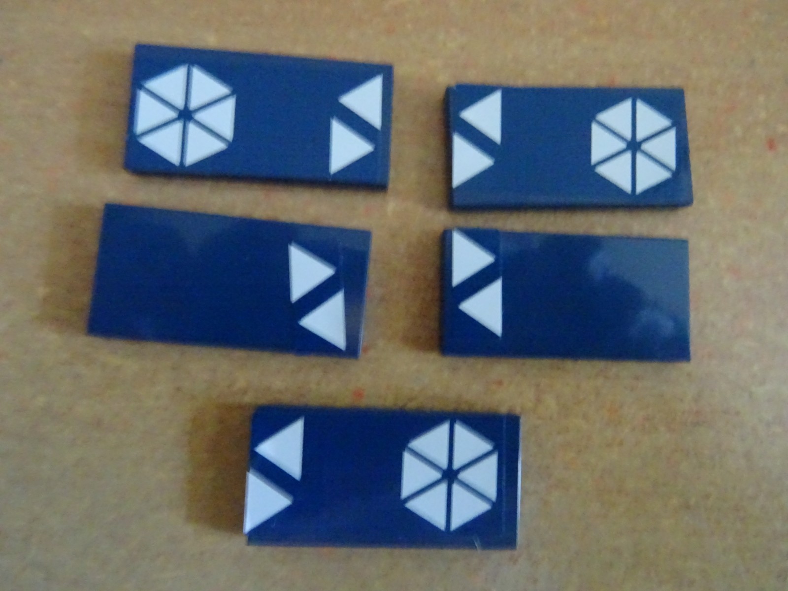 LEGO PART 87079 DARK BLUE 2 x 4 TILE ALL WITH STICKERS | eBay