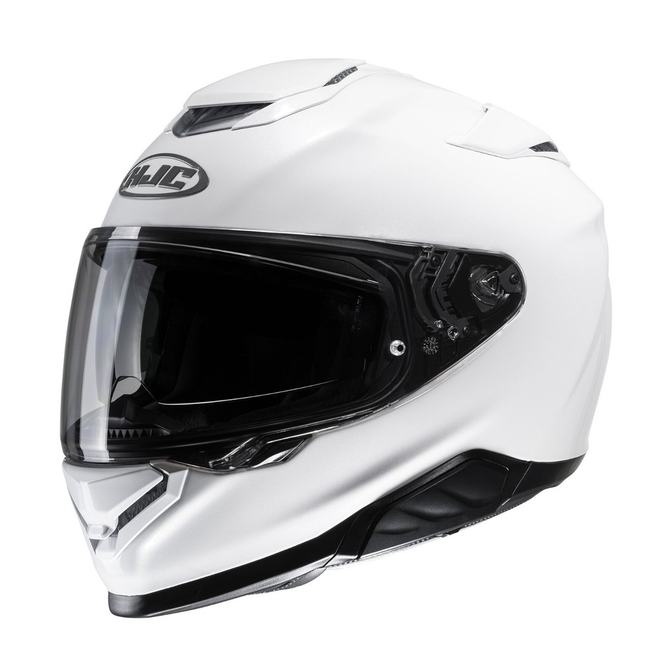 M 58 RPHA 71 GLOSS WHITE MOTORCYCLE SAFETY CRASH HELMET LID ECE 22.06 ...