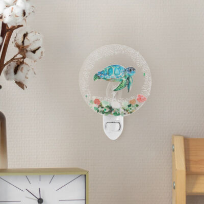 Shell Night Light Synthetic Resin Plug Wall LED Nightlight Kids Room ...