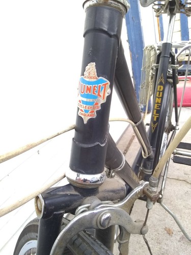 VINTAGE DUNELT BICYCLE MADE IN ENGLAND rare and in excellent condition ...
