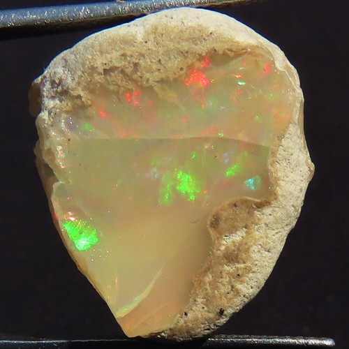 20.70 Carats Naturel Welo Feu Éthiopien Opale Spécimen (17x21x12 MM) Gr _554 | eBay