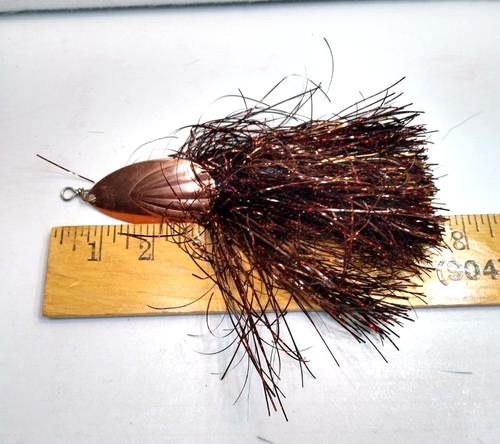 5 Musky/ Pike Lures Spinners, Bucktail, Tinsel, 2 Sizes | eBay