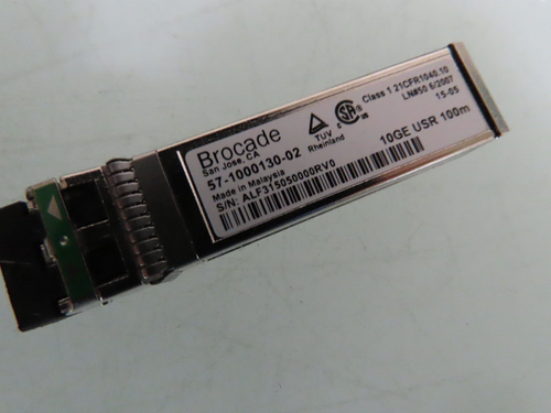 Brocade 10Gb SFP+ USR 100m Transceiver Module 57-1000130-02 | eBay