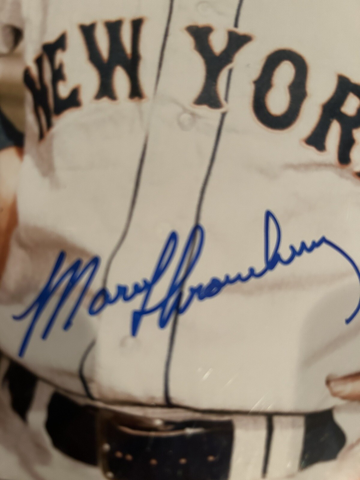 Marv Throneberry Autographed 8x10 Color Photo. Original 1962 NY Met! | eBay