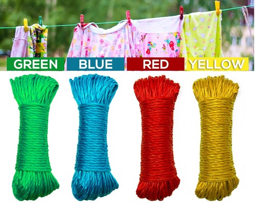 Heavy Duty Washing Line Rope 30M Premium Tough Clothes Washing Laundry ...