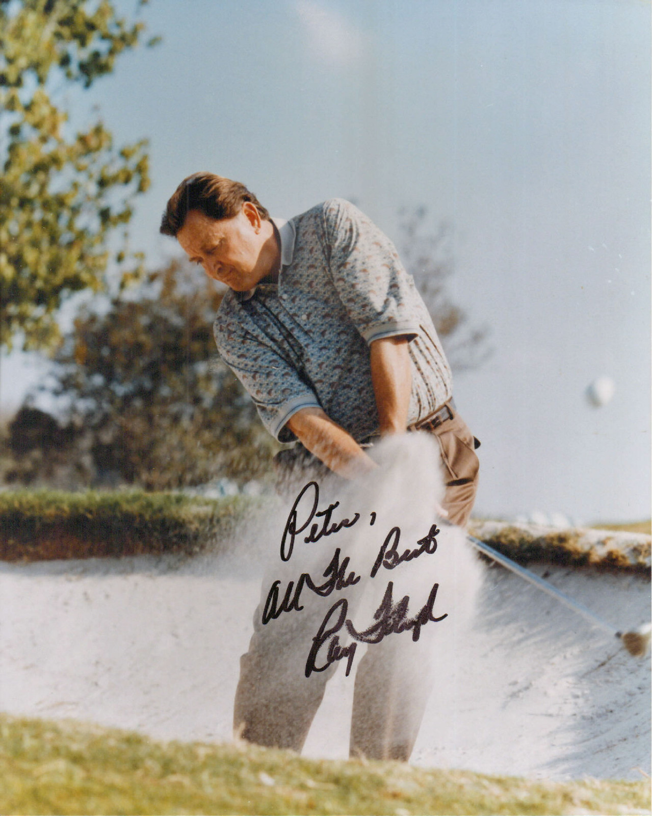 RAY FLOYD - Professional Golfer - PGA Champion - Autograph Photo | eBay