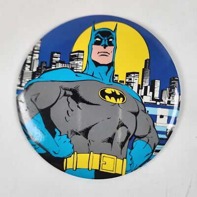 Vintage 1982 Batman DC Jumbo 6" Pinback Button | eBay