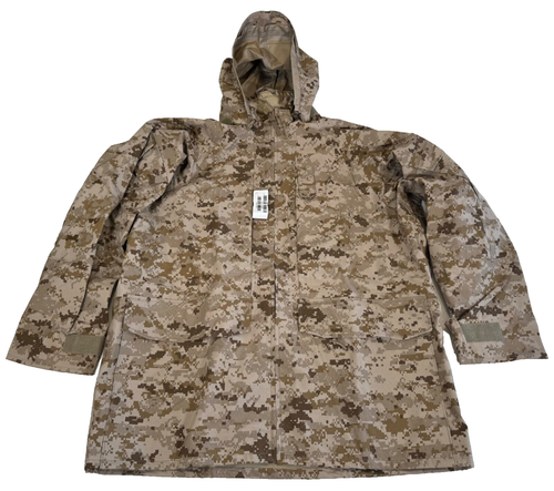 New US Navy NWU Type II AOR1 Gore-Tex Parka Jacket Size X-Large Long XL ...