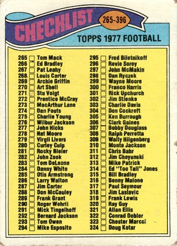 1993 Topps #396 Checklist 265-396 CL Great! | eBay