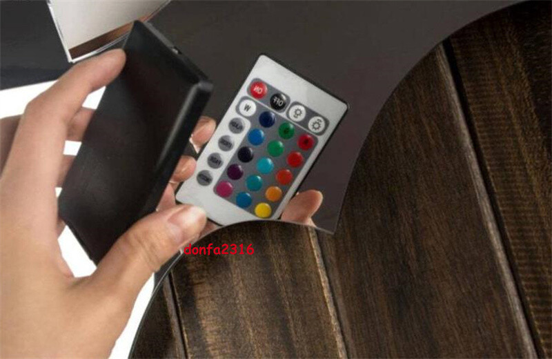 Batman Logo LED Night Light Wireless Remote Control Wall Lamp Bedroom ...