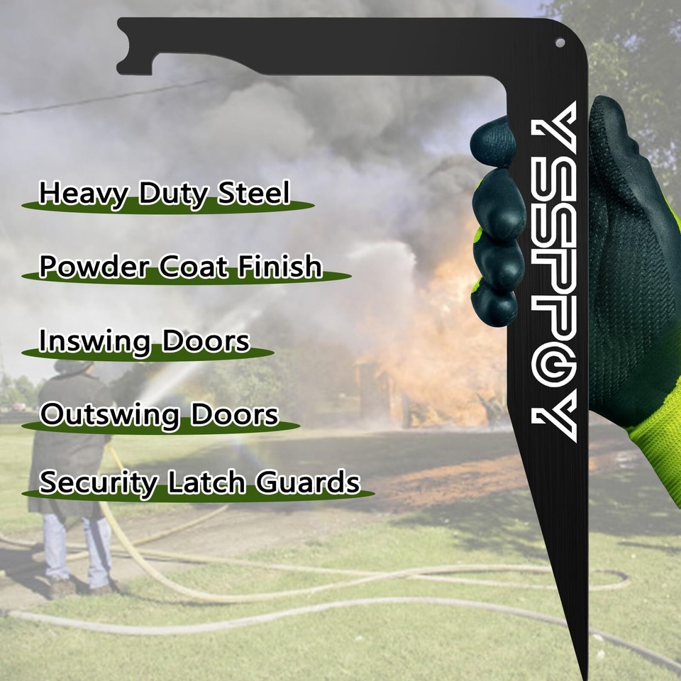 Upgraded 3-in-1 Firefighter Tools Pry Bar Tools for first responders ...