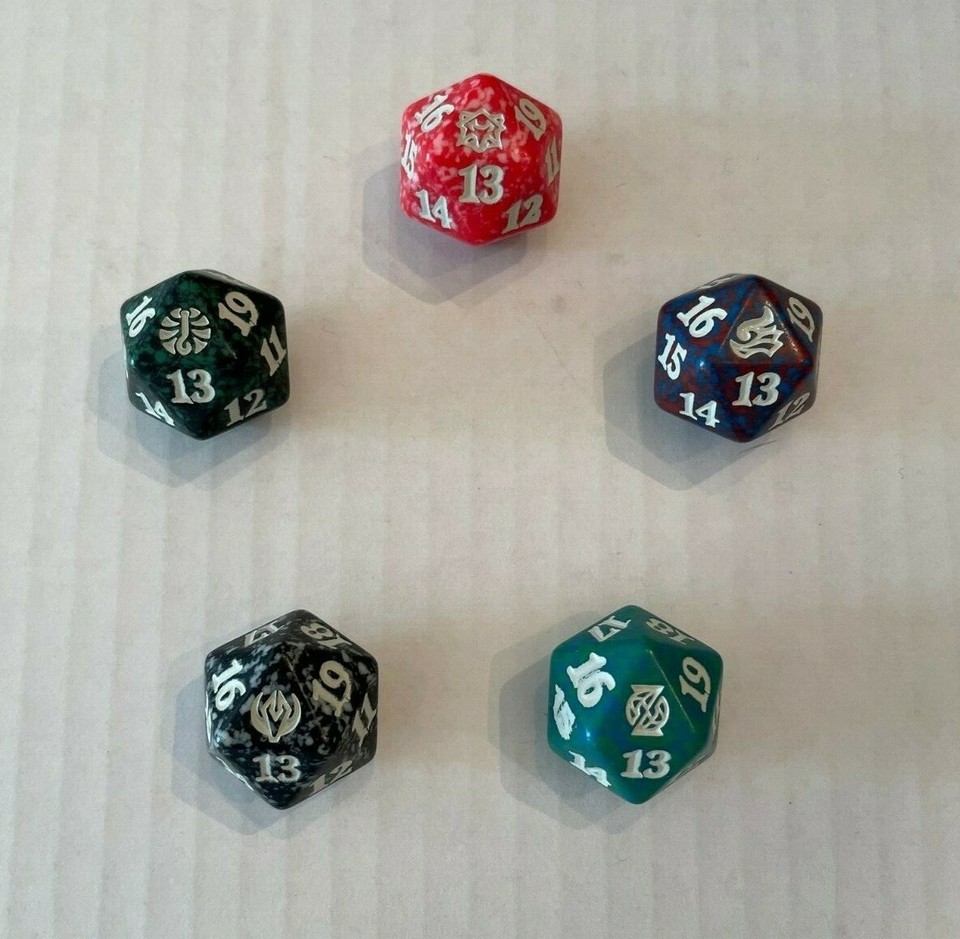 MTG Magic D20, MID, AFR Spindown Dice Sets, Oversize, Promos - Pick ...