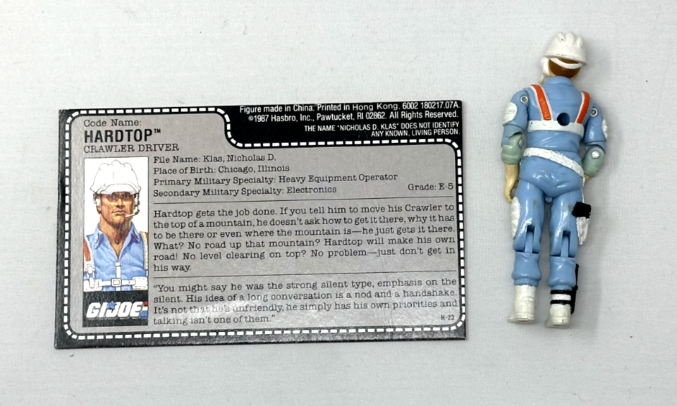 GI JOE ARAH Hardtop incomplete 1987 Vintage *read description* | eBay