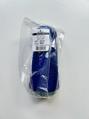 DMC 820 ROYAL BLUE VERY DARK COTTON CROSS STITCH EMBROIDERY THREAD CONE ...
